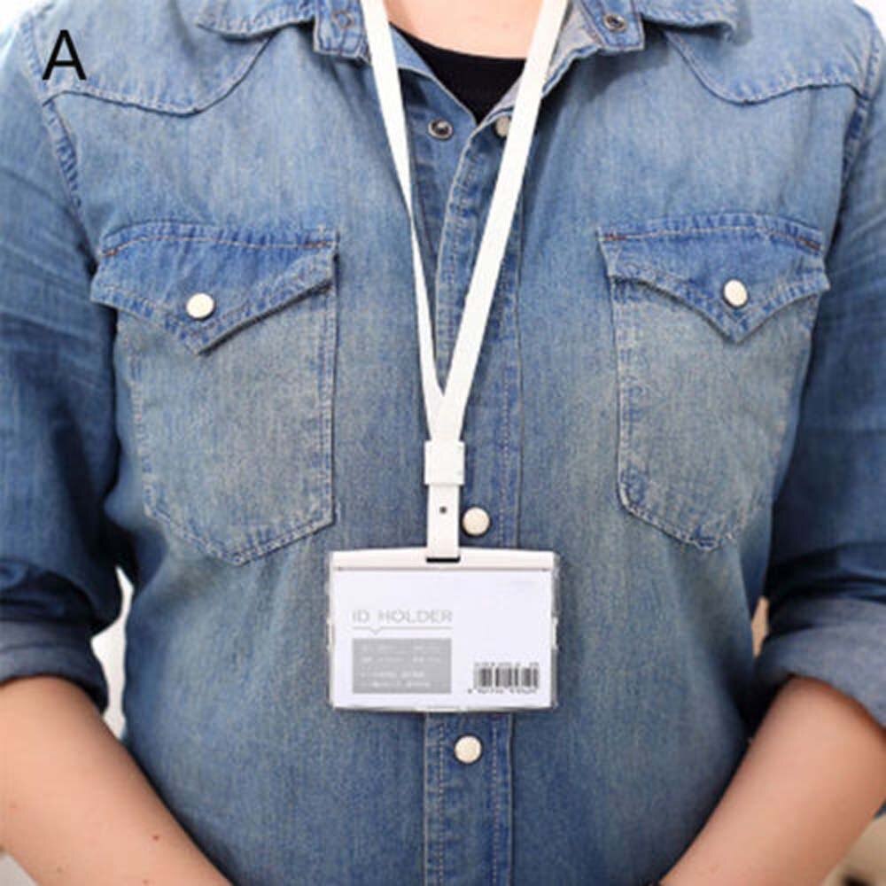 Credit ID Card Badge Tag Holder Hard Plastic Pocke... – Vicedeal