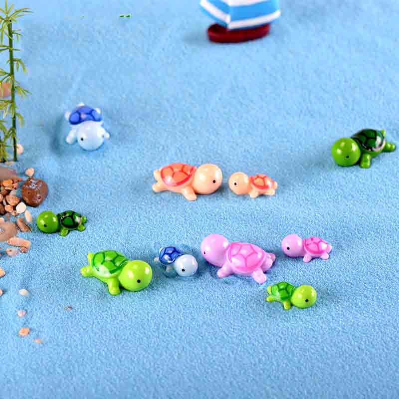 5 Pcs Colorful Mini Turtle DIY Toys Crafts Figure ... – Grandado