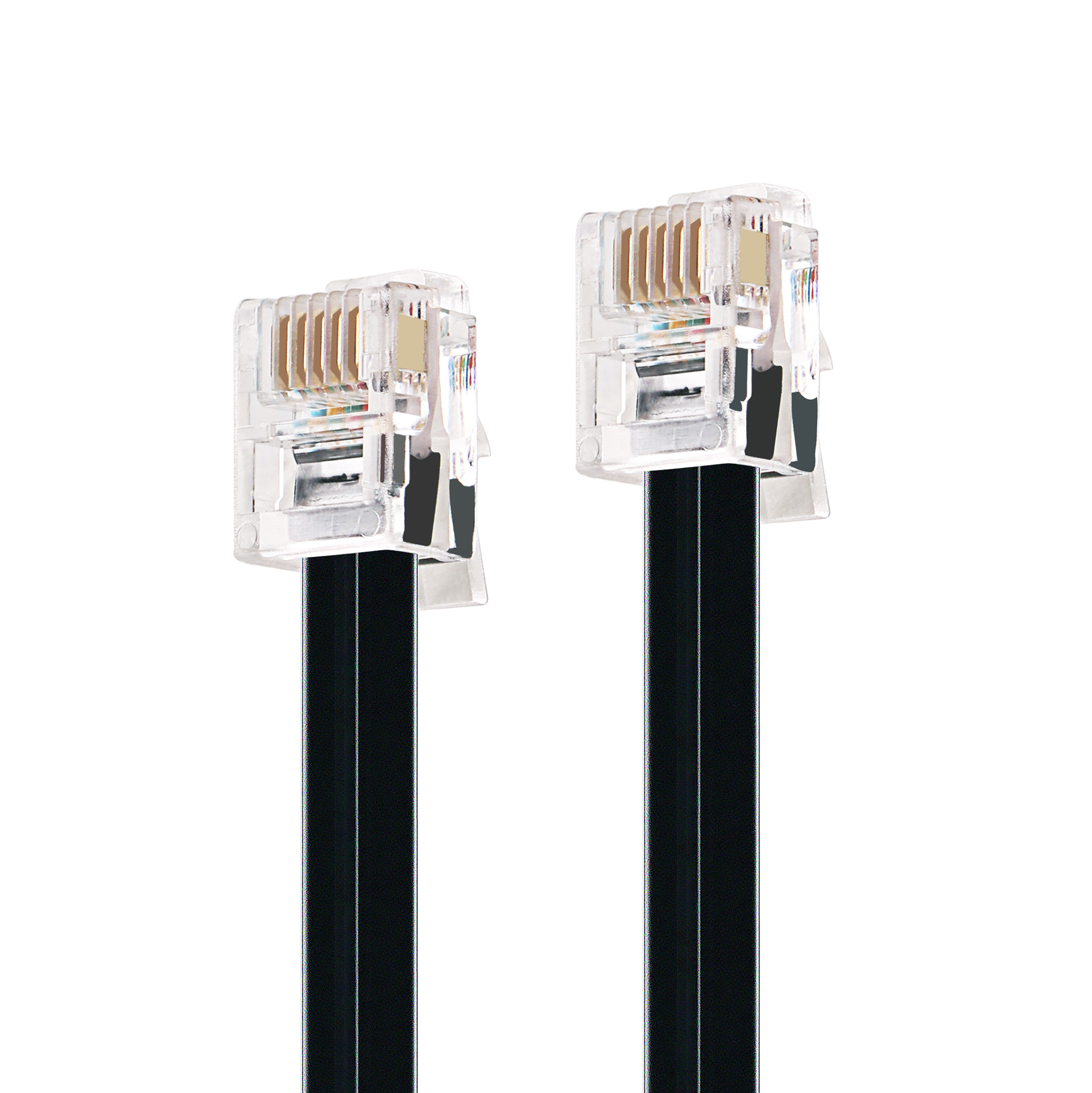RJ11 RJ12 6P6C Data Cable, Male to Male Modular Da... – Grandado