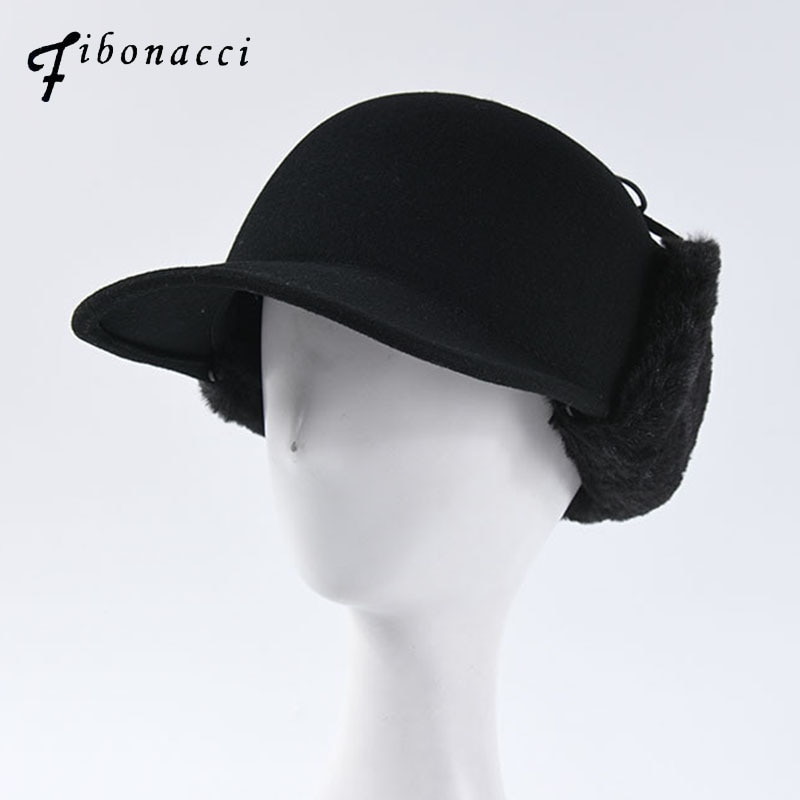 Fibonacci Protection Ear flap Wool Felt Knight Fed... – Grandado