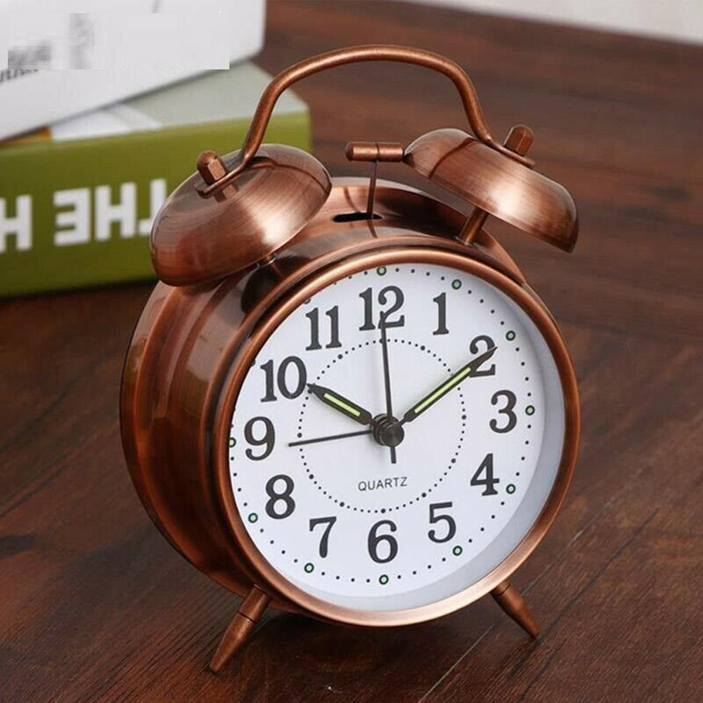 Vintage Bell Alarm Clock Retro Quartz Alarm Clock ... – Grandado
