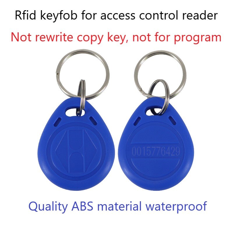 Door Key Chip 10pcs Blue Color RFID KeyFobs 125KHz... – Grandado