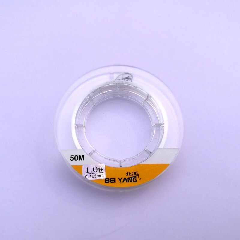 50 m Carbon Fish LineTransparent Color 0.12mm-0.37... – Vicedeal