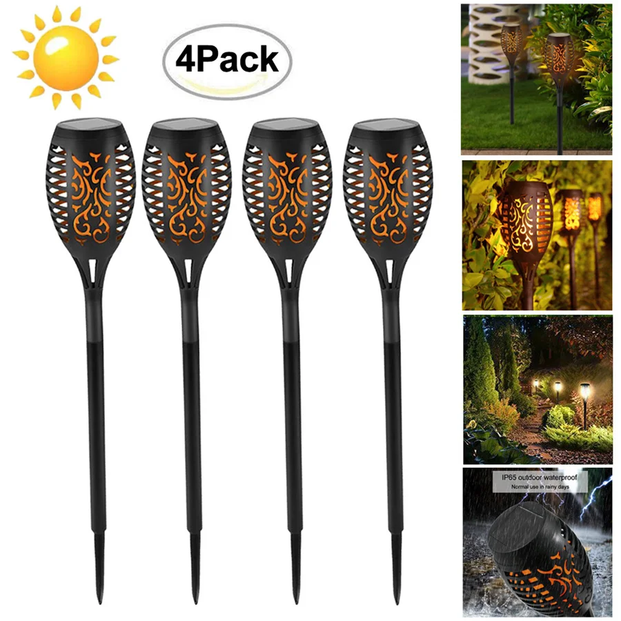 Creatieve Solar Led Vlam Licht Outdoor Flikkerende... – Vicedeal
