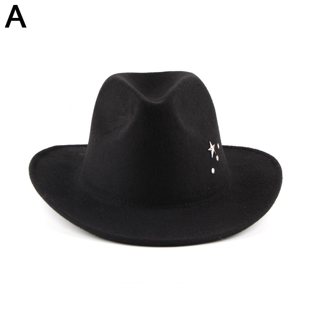 Western Cowboy Caps Cowgirl Hat Star Decoration Wi... – Grandado