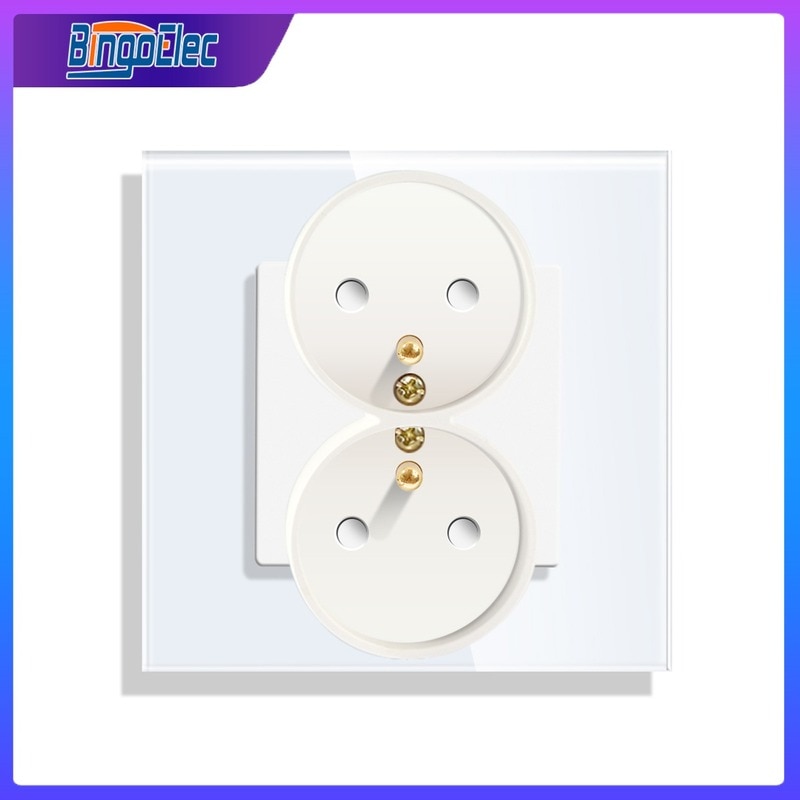 Bingoelec Double French Sockets Poland French Stan... – Grandado