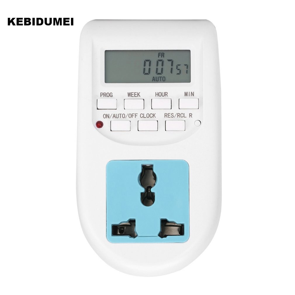 Kebidumei Switch Eu Plug Smart Digital Timer Energ Grandado