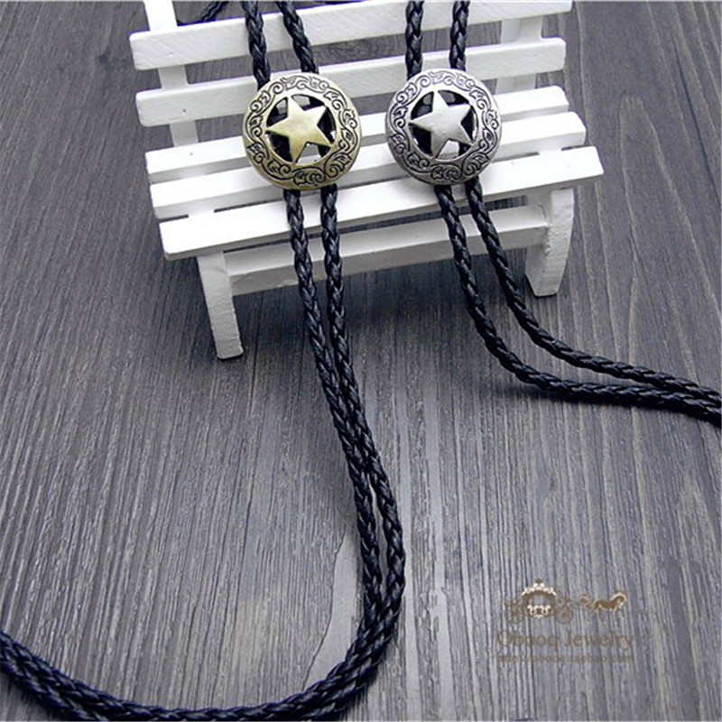 Western Cowboy Star Bolo Tie Rodeo Dance Necktie B... – Grandado