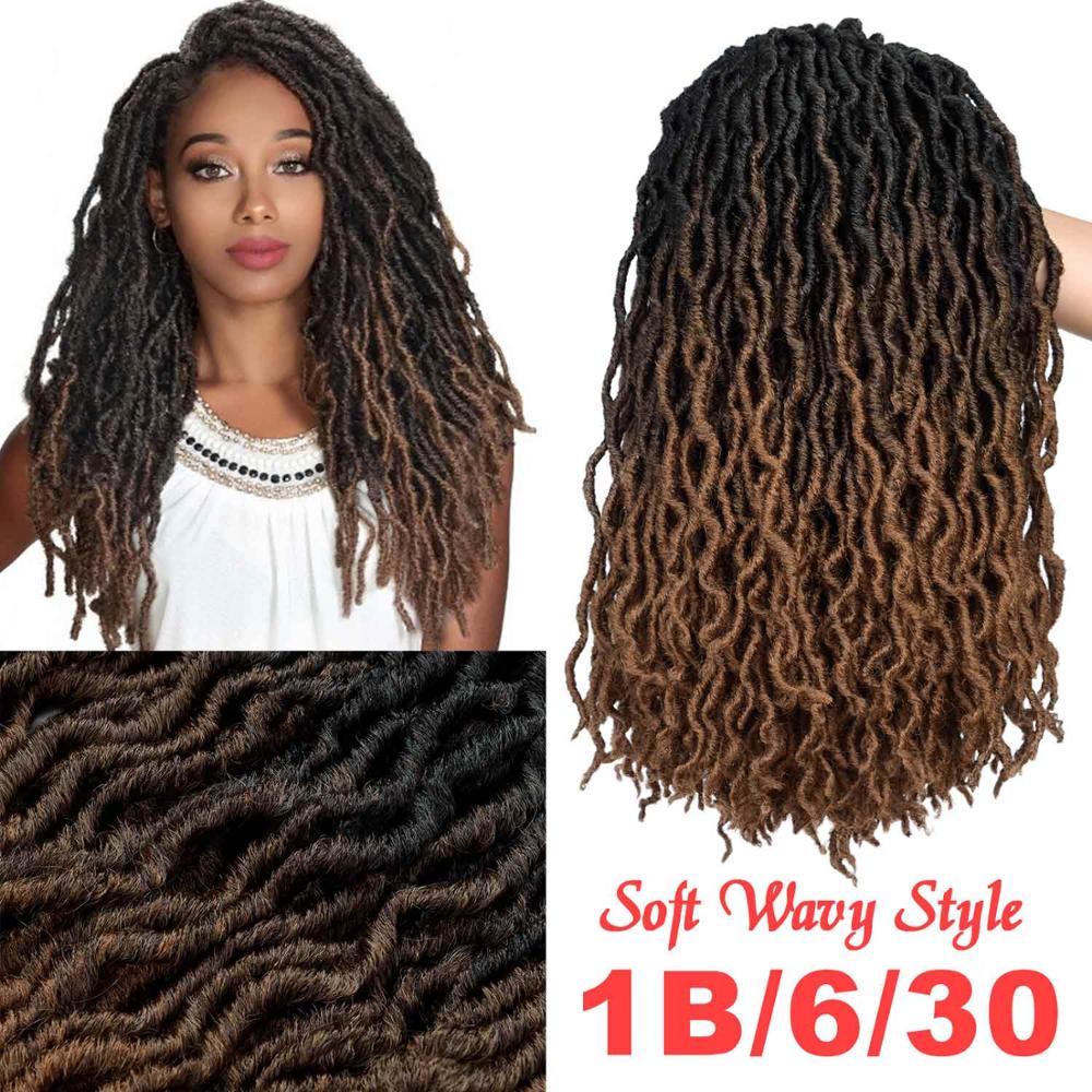 Silike 20inch Goddess Faux Locs Crochet Braids 24 ... – Vicedeal