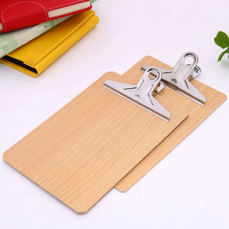 A4 Wooden Clipboard File Folder Stationary Board H... – Vicedeal