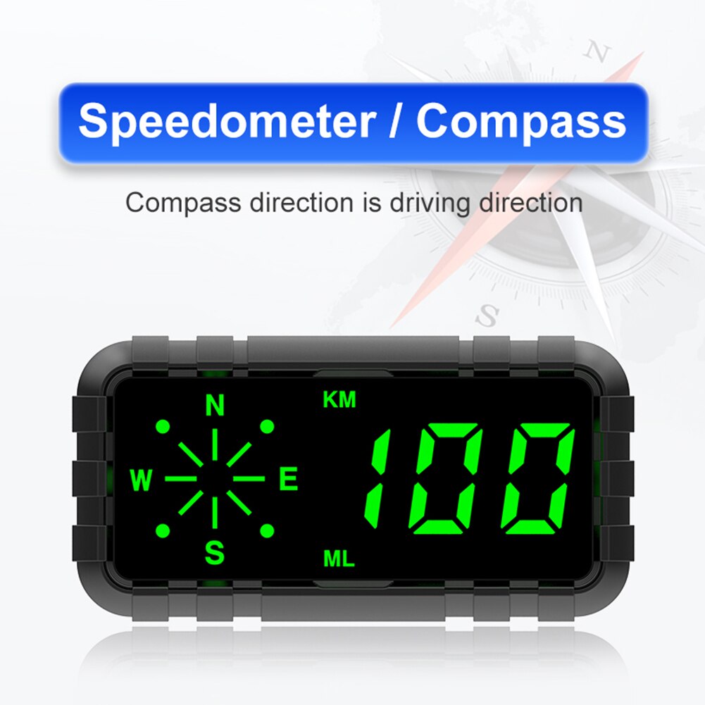 Digital Car GPS Speedometer Speed Display with Com... – Grandado