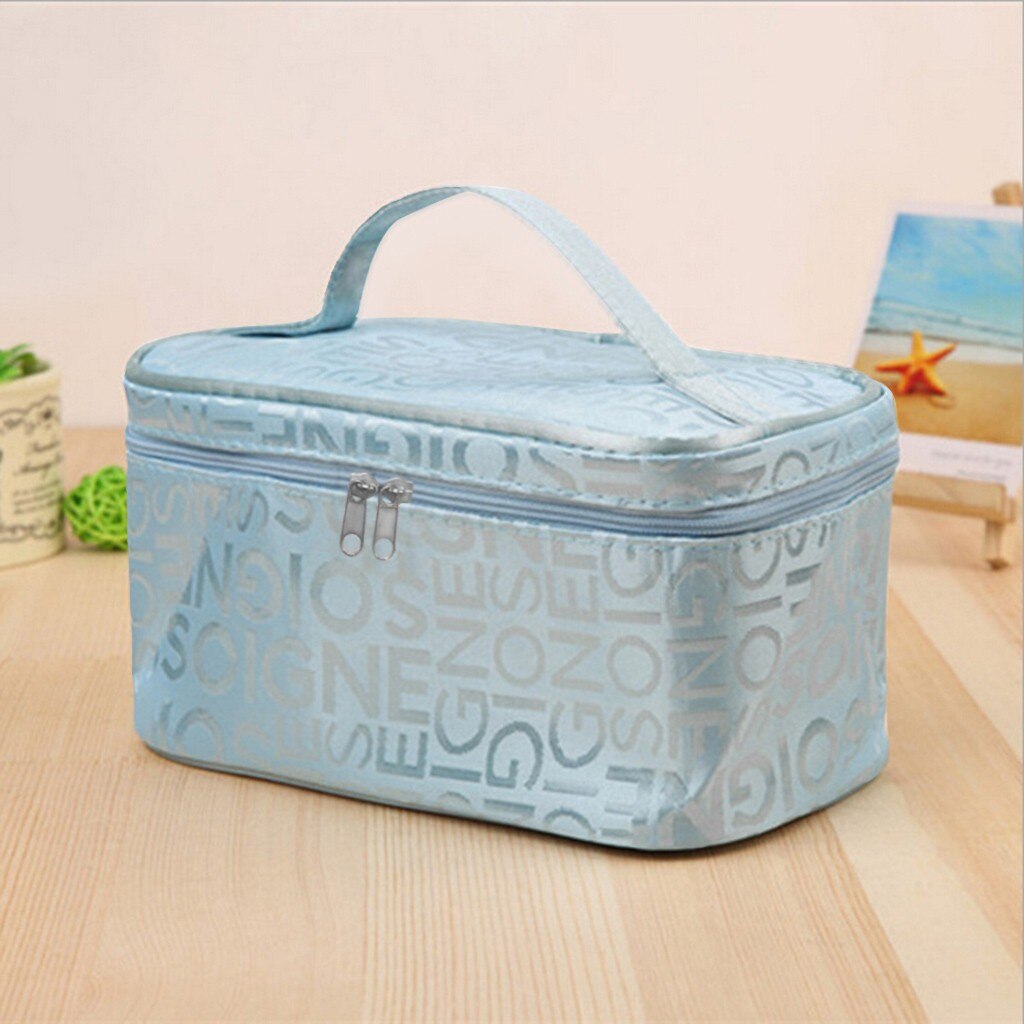 Letter Printed Cosmetic Bag Box Square Travel Port... – Vicedeal