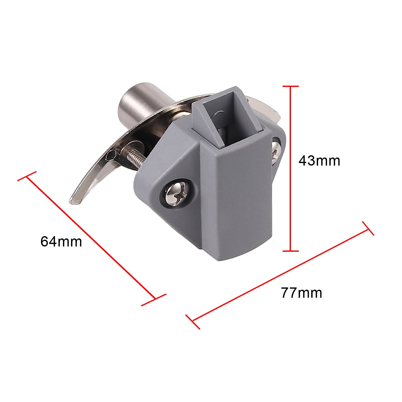 Justech Half Moon Push Latch Knob Lock For RV Cara... – Grandado