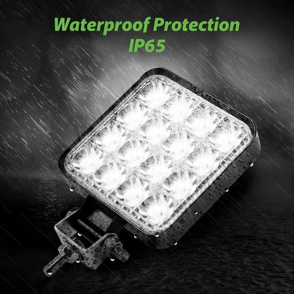 Led bar 48W led work light Spot Lights Square 16LE... – Vicedeal