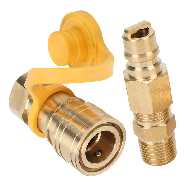 steel Outdoor Accessories 3/8in Propane Gas Quick ... – Grandado