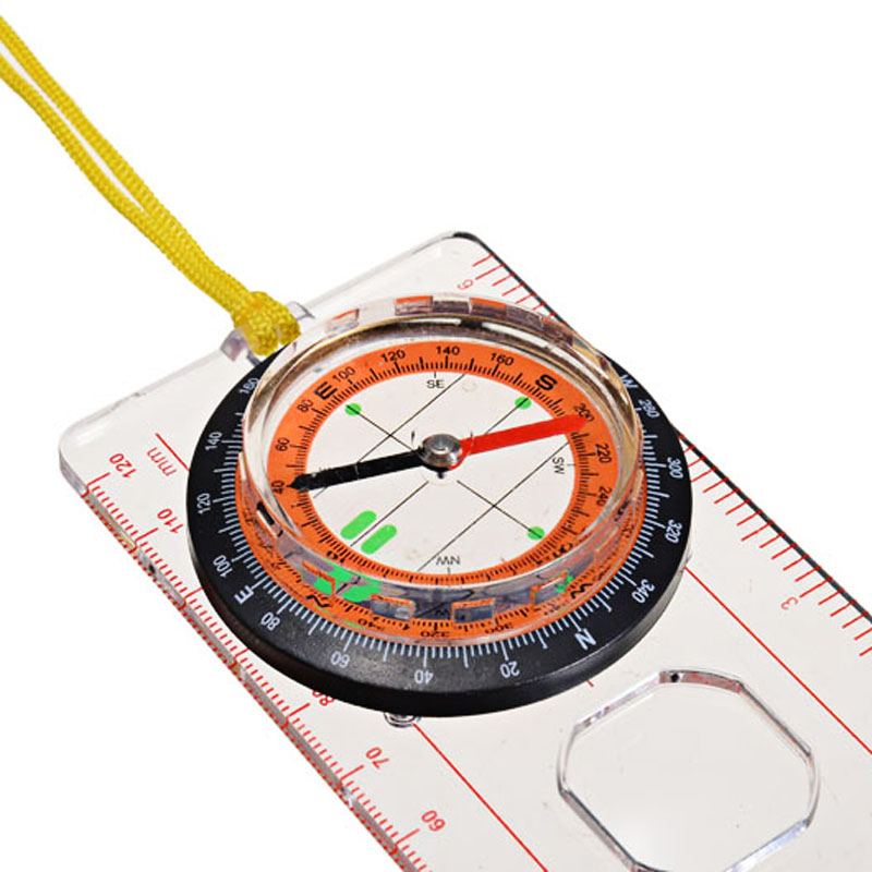 Portable Orienteering Compass Rule Baseplate Map F... – Grandado