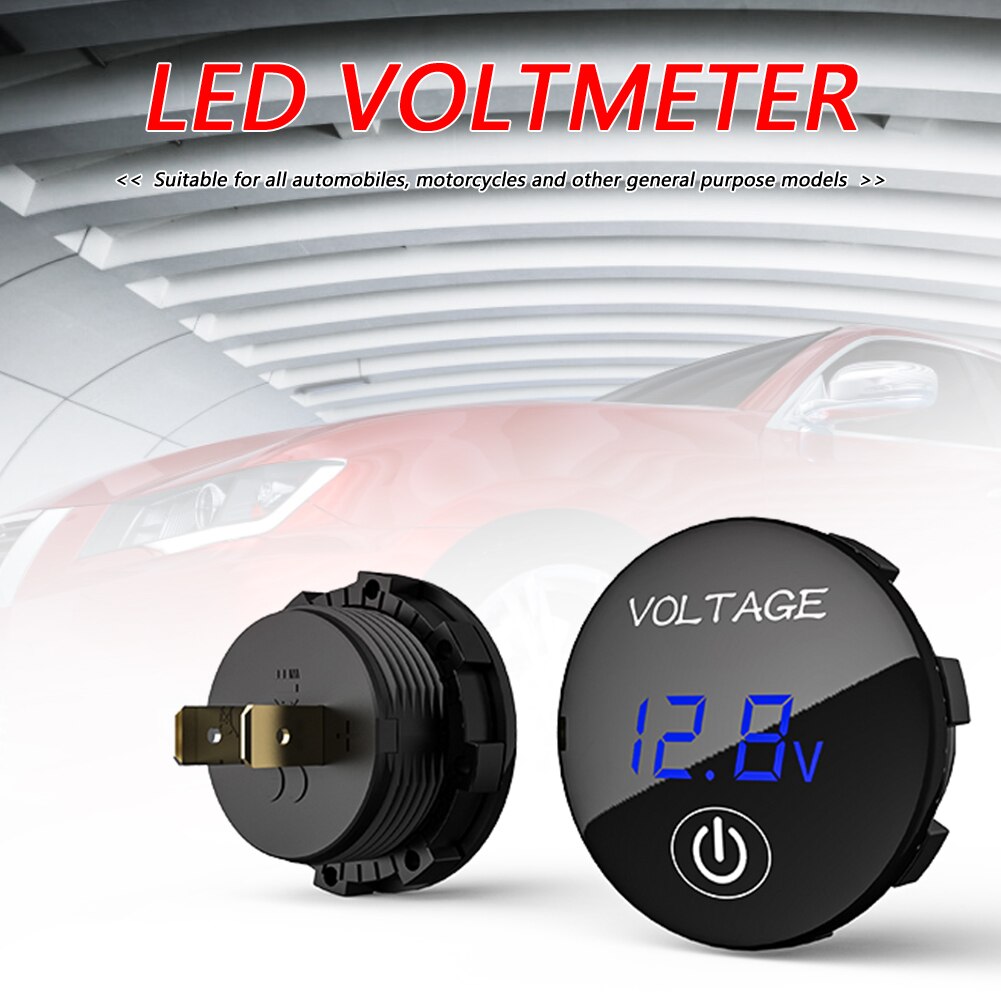 Auto Auto Dc 5-48V Digital Panel Voltmeter Touch S... – Grandado