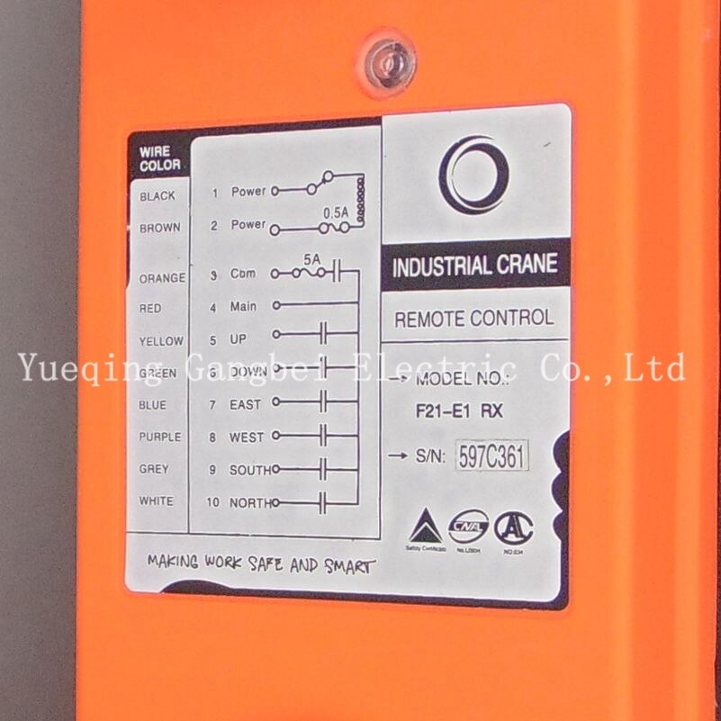 F21-E1B Hoist crane remote control wireless radio ... – Vicedeal
