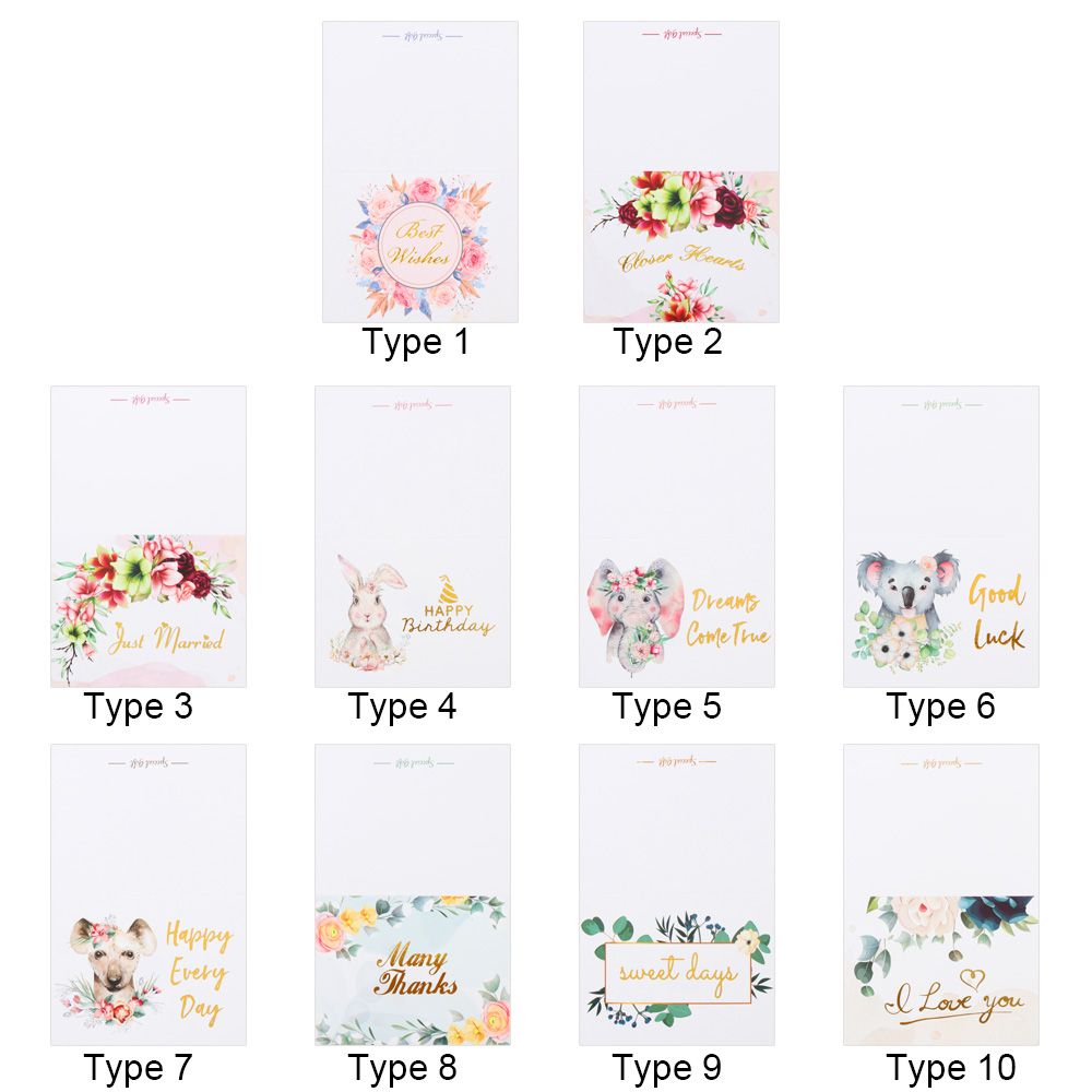 Plain Floral Greeting Cards Baking Fresh Flower Sh... – Grandado
