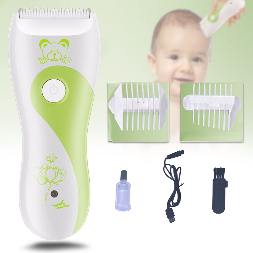Baby Hair Trimmer USB Rechargeable Kids Waterproof... – Grandado