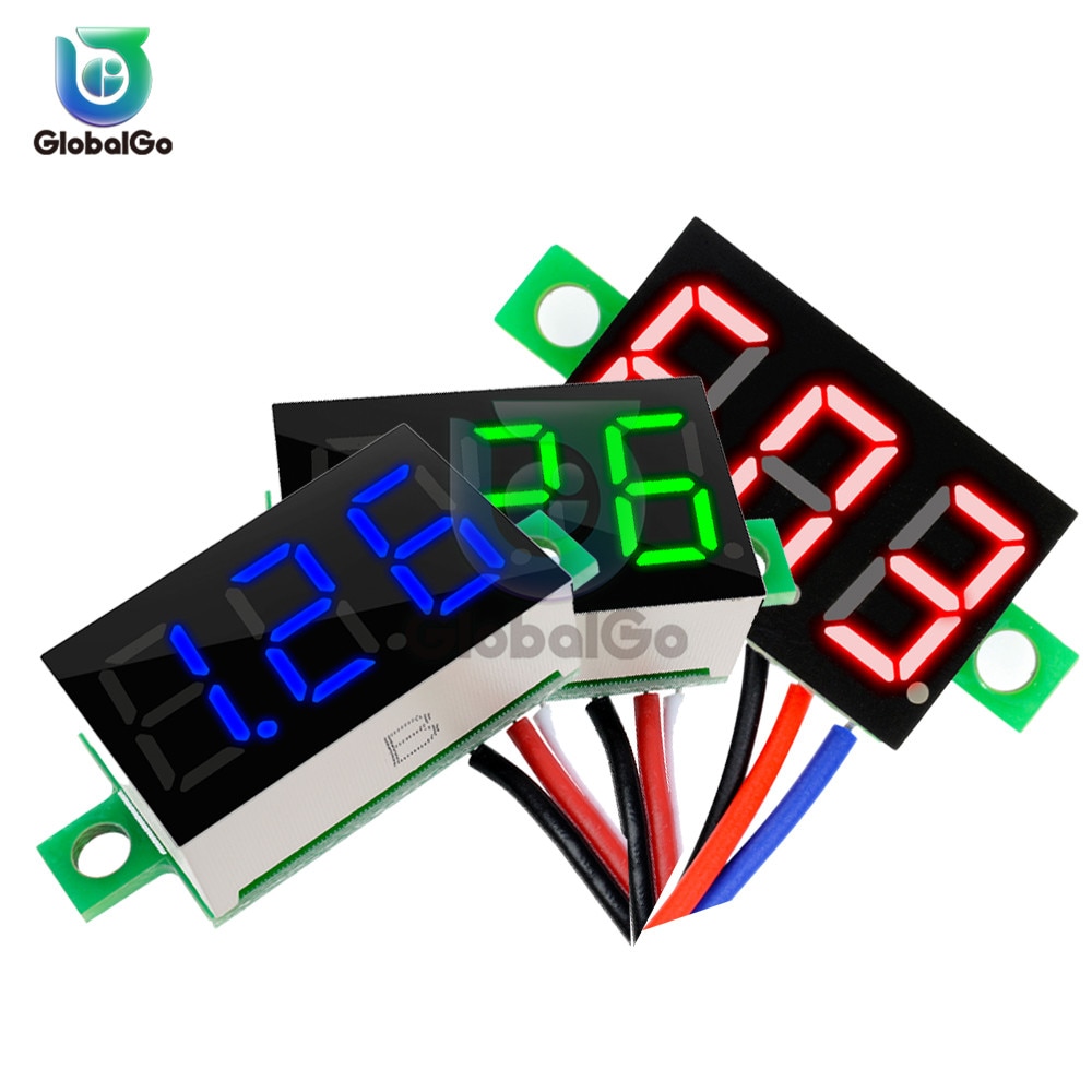 0.36 inch 3-Draad Voltmeter DC 0-30 V Super Mini L... – Grandado