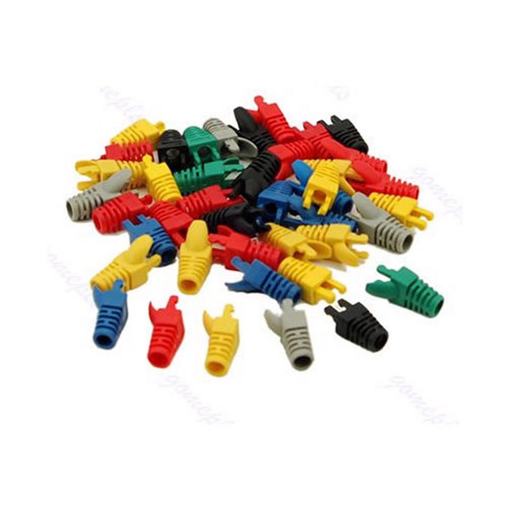 50pcs RJ45 Cap Connector CAT5E CAT6 RJ45 Plug Cap ... – Vicedeal