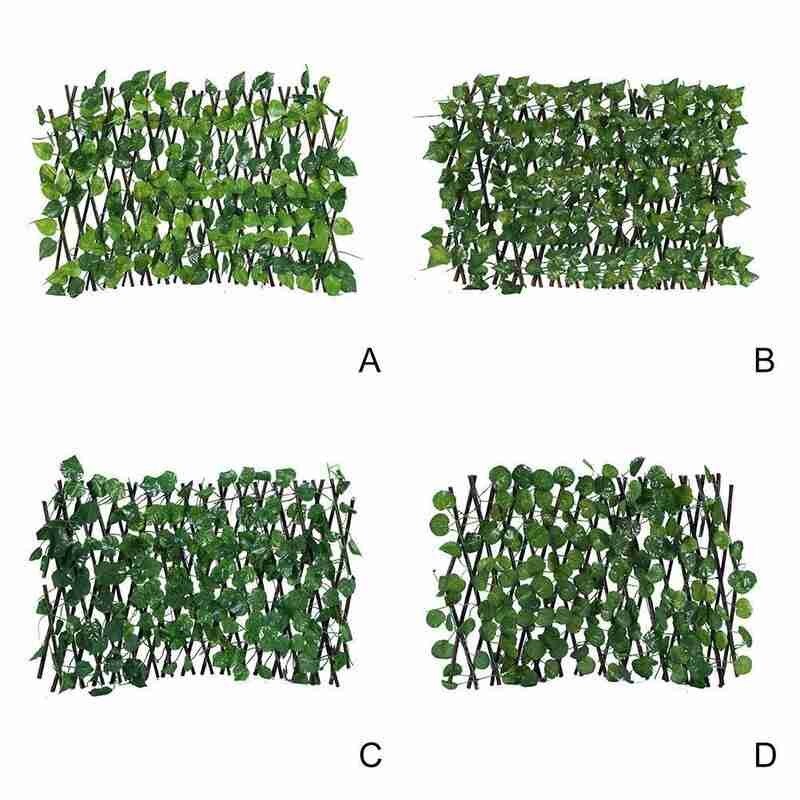 Uttrekkbart kunstig hage gjerde utvidbart faux per... – Grandado