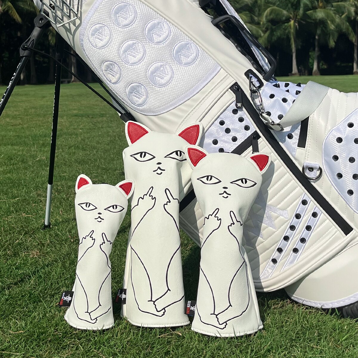 Golf Club Headcover Set Aliennana Zwart Leuke Cool... – Grandado