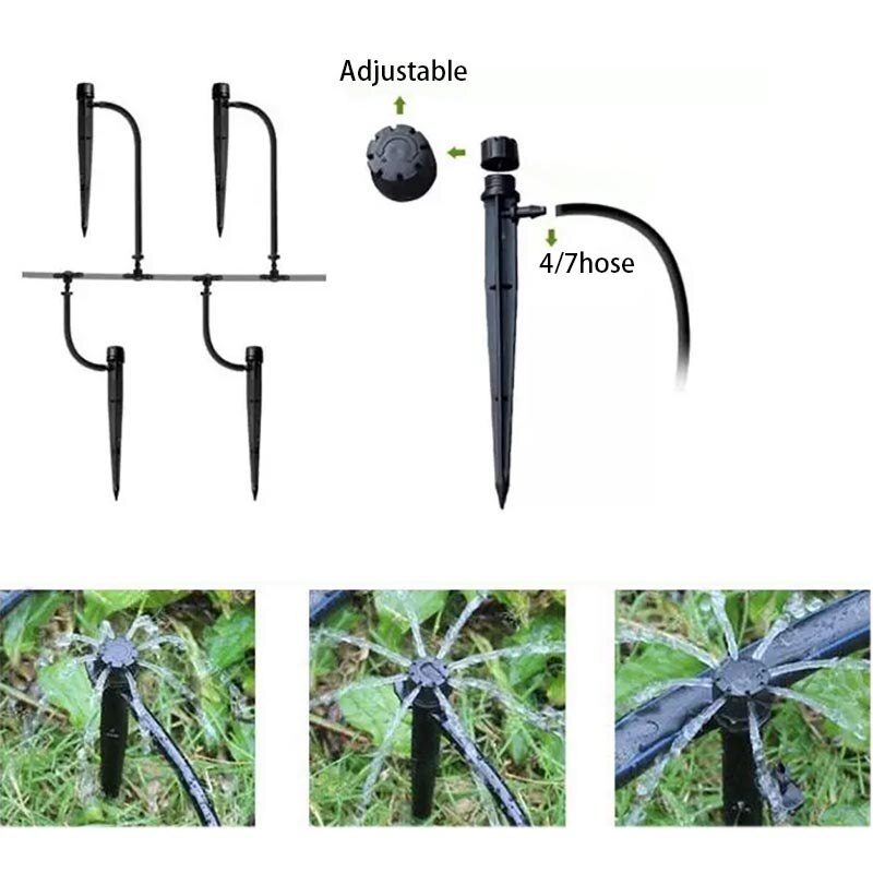 Goutteurs d'eau réglables 4/7mm, insertion de gout... – Grandado