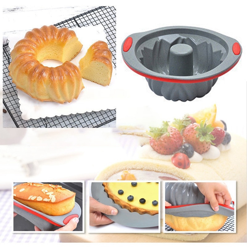 8 zoll Silikon Chiffon Kuchen Form Runde Form DIY ... – Vicedeal