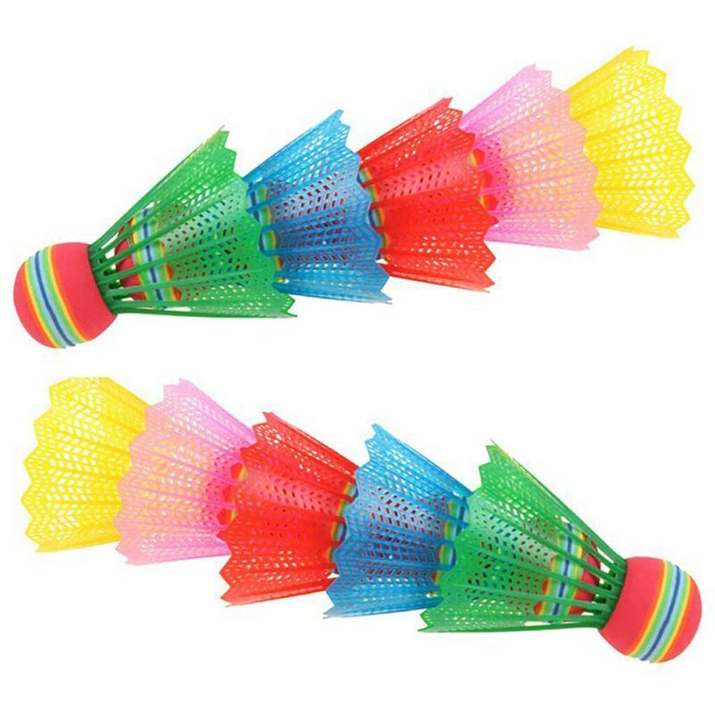 10PCS/Pack Rainbow EVA Badminton Ball Head Nylon B... – Grandado