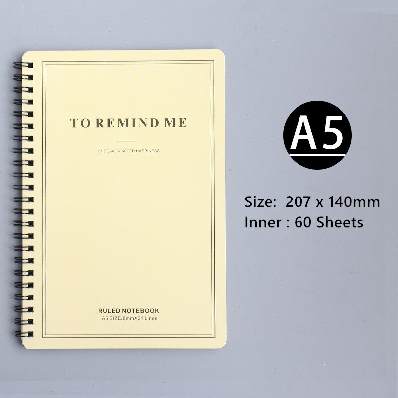 Yisuremia Kawaii A5 Agenda 2022 Spiral Notebook 60... – Grandado