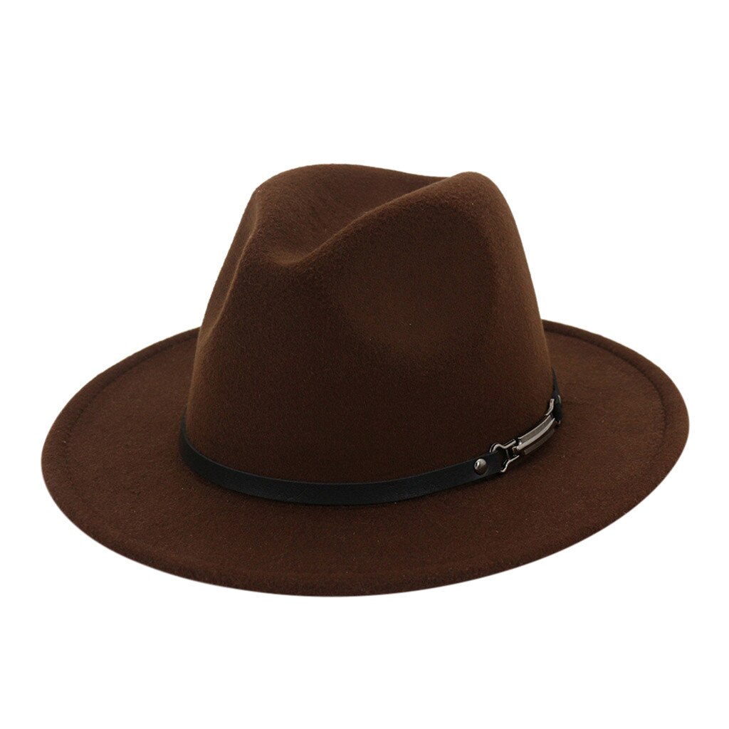 Breite Krempe Wolle Jazz Hut Trendy Unisex Männer ... – Vicedeal