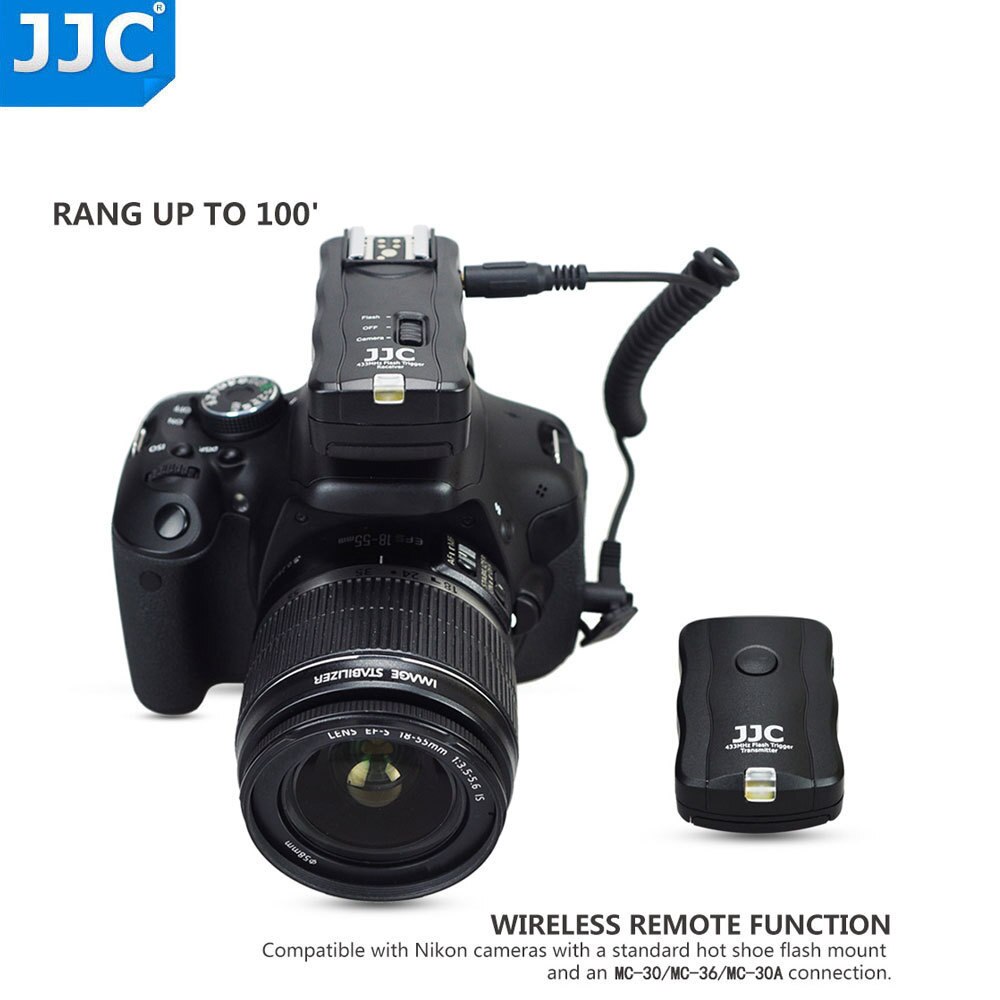 JJC Wireless Flash Trigger Remote Shutter Release ... – Grandado