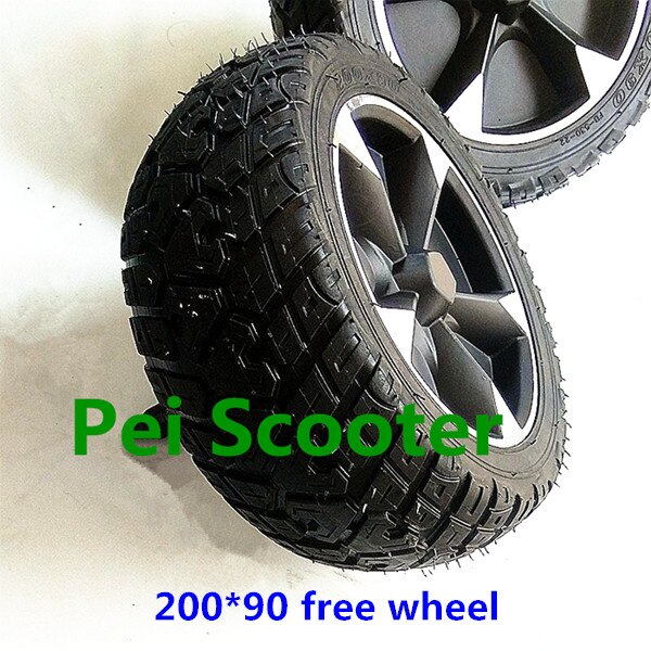 8 inch 200*90mm wide tire free wheel without motor... – Vicedeal