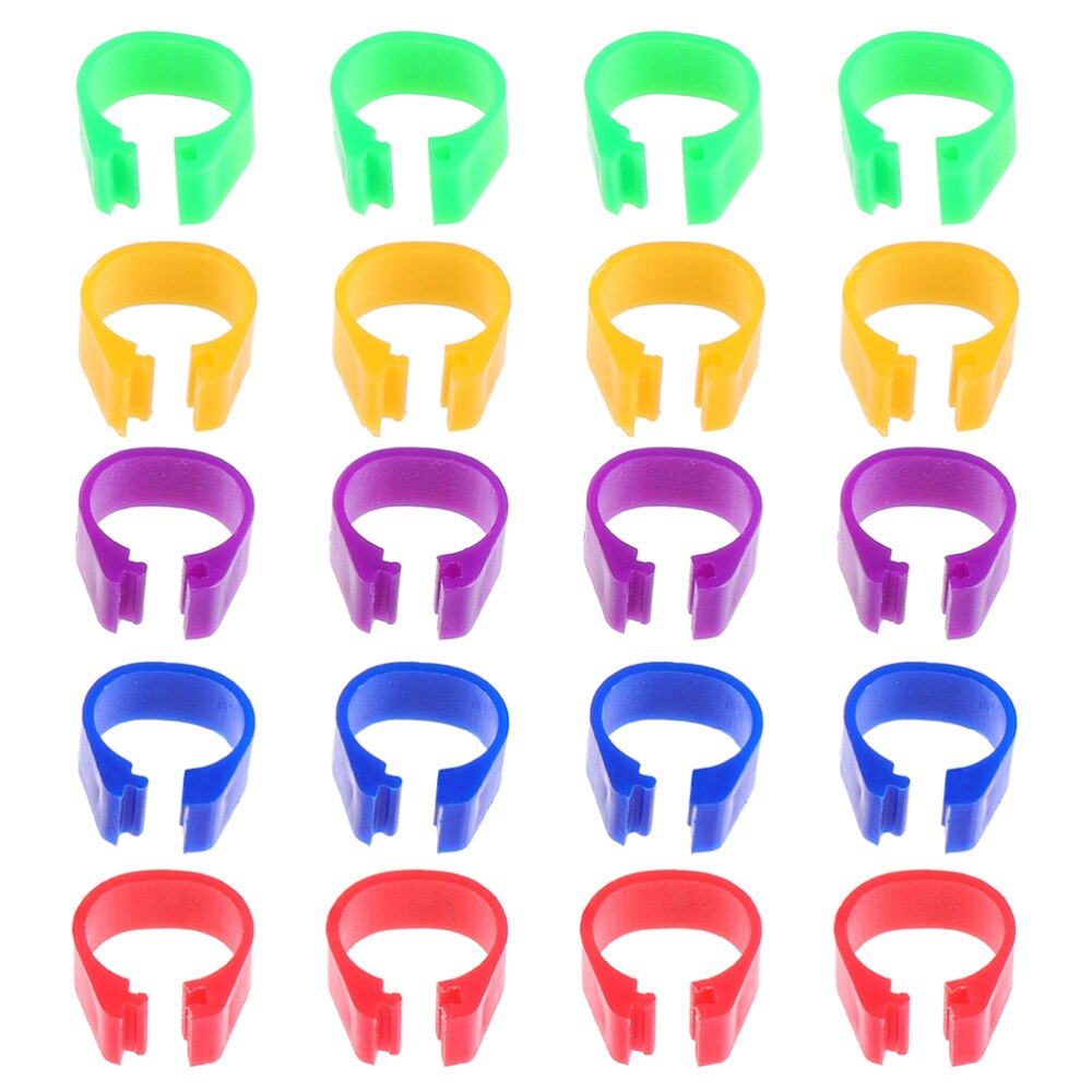 100 Stuks Pluimvee Voet Ringen Been Bands Clip Op ... – Grandado