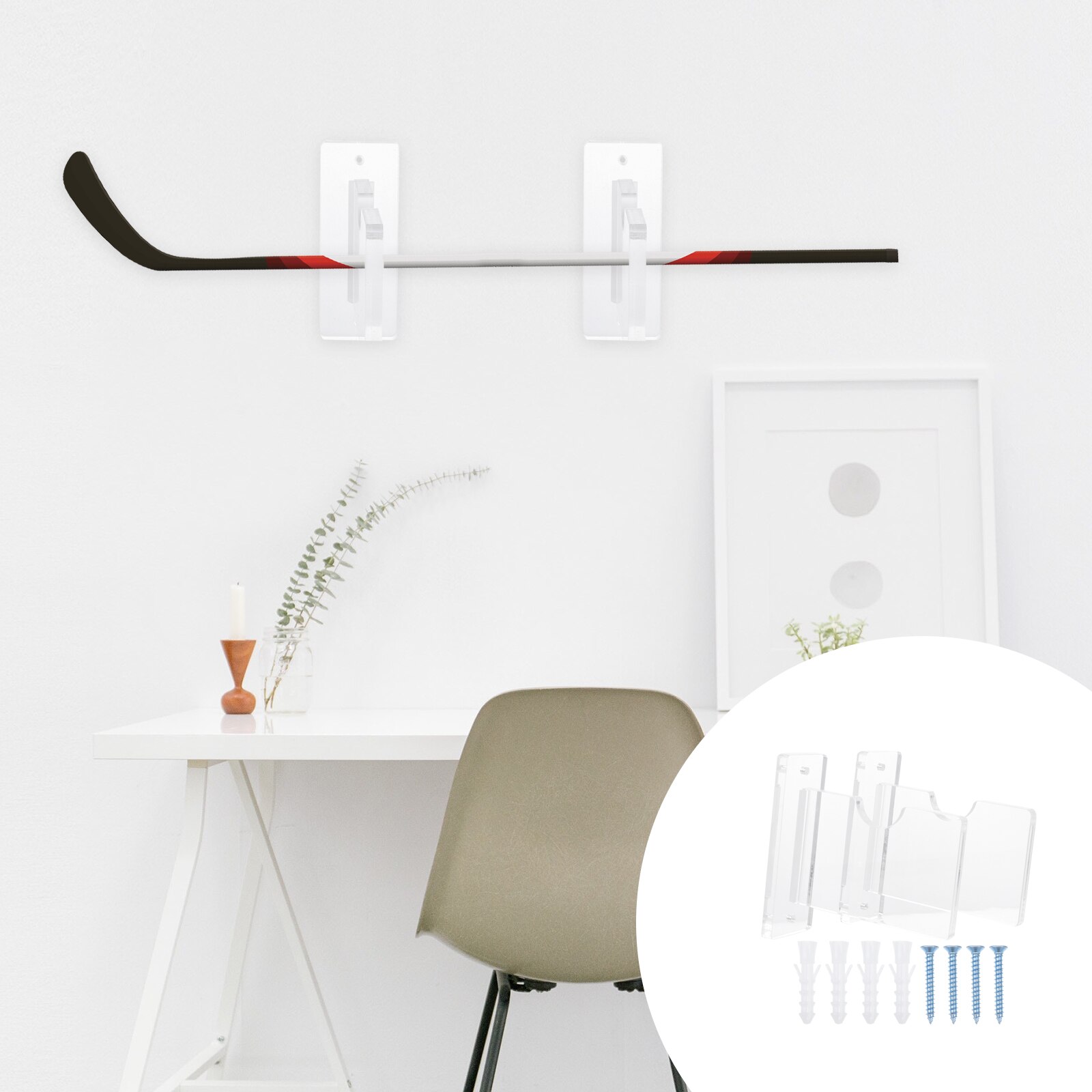 1Set Hockey Stick Rack Stick Holder Bat Support Ba... – Grandado