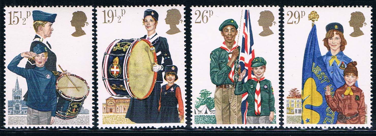 4Pcs/Set UK GB England British Post Stamp 1982 Uni... – Grandado