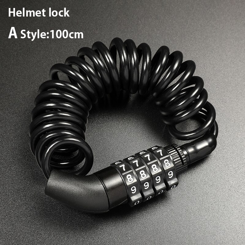 Tosuod 150Cm Mtb Helm Lock Antivol Moto Bike Lock ... – Vicedeal