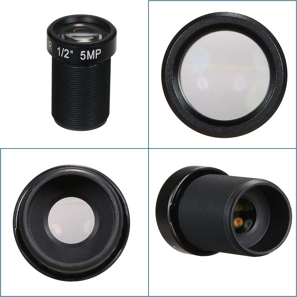 5.0 Megapixel Action Camera Lens 25mm IR Lens M12 ... – Grandado
