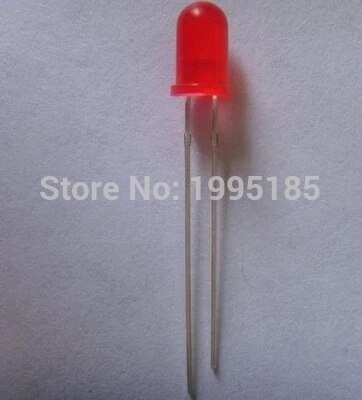 100pcs/lot F5 5mm Red Color Diffused Round DIP Lig... – Vicedeal