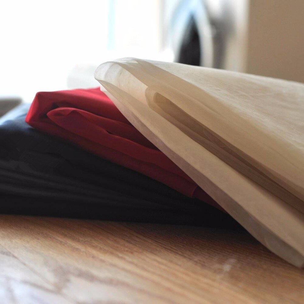 114 cm * 50 cm 100% Zijde organza zijde mode stof-... – Vicedeal