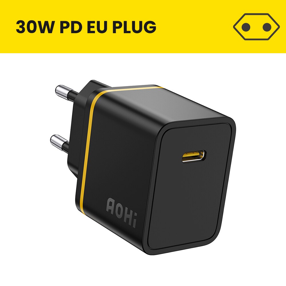 AOHI Type C Fast Charger 30W PD Quick Charging USB... – Vicedeal