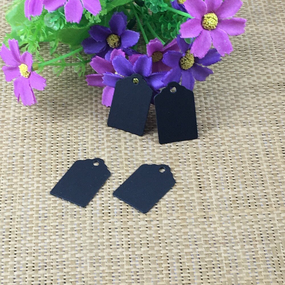200PCS 3x2cm Blank white/black Paper Tag Small Tag... – Grandado