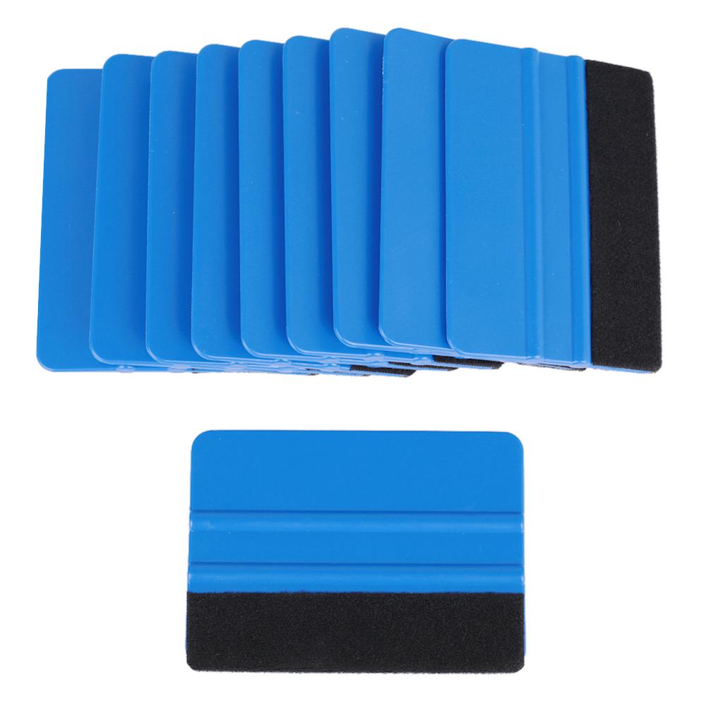 10Pcs Blue Squeegee Felt Edge Scraper, Car Decals ... – Vicedeal