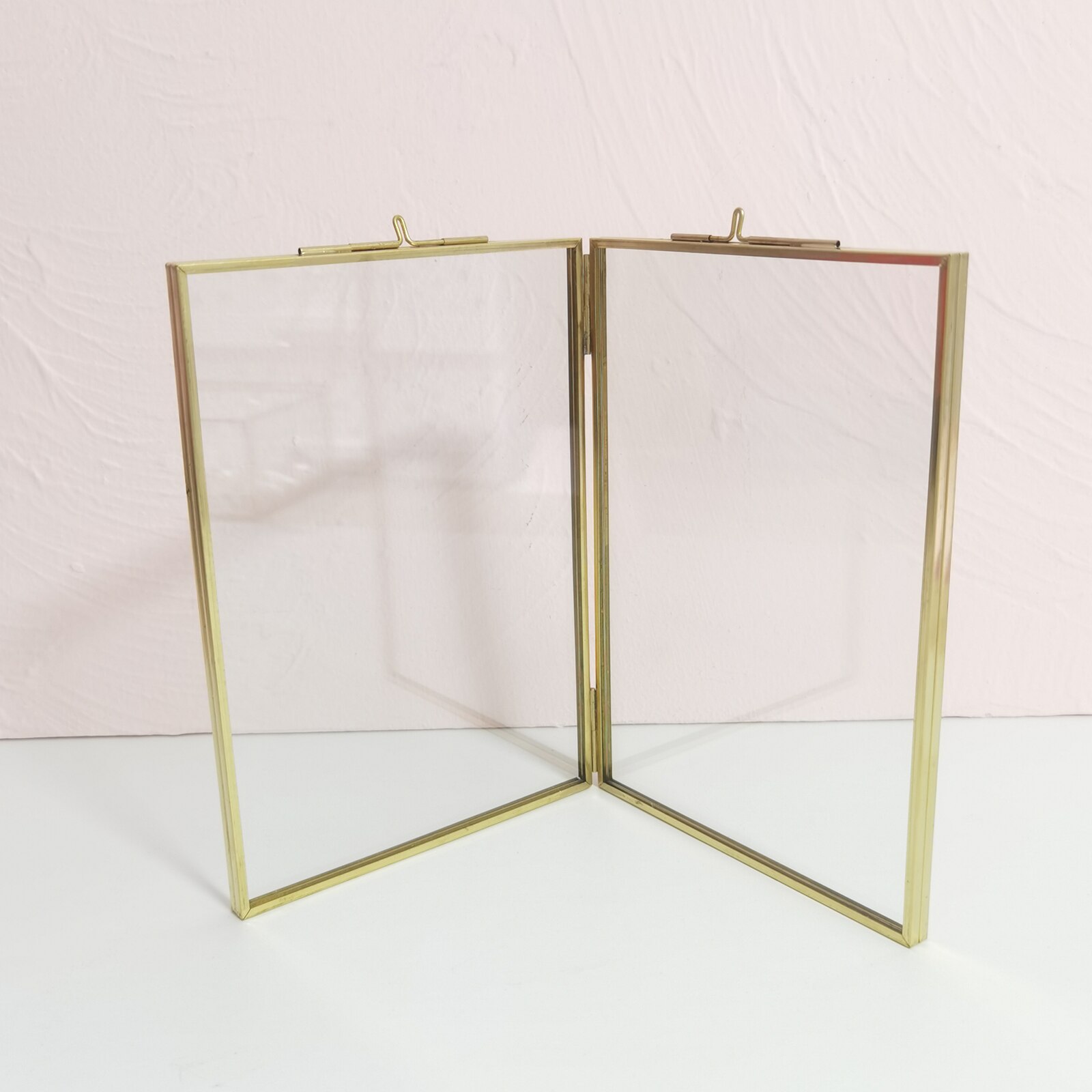 Vintage Gold Picture Frame Double Sided Hanging Ph... – Grandado