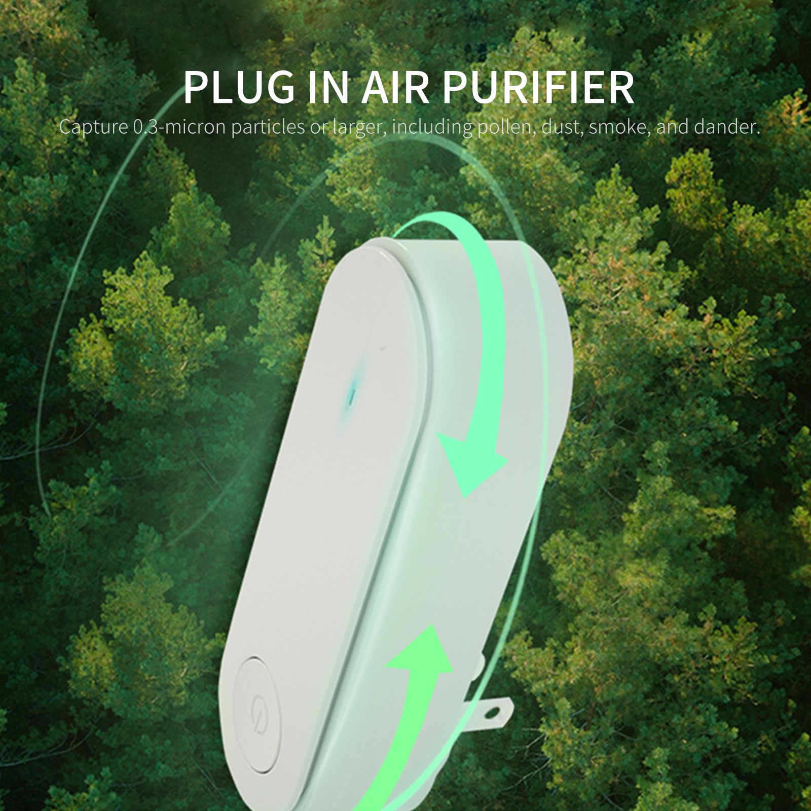 Plug In Air Purifier Portable Deodorizer Mini Odor... – Grandado