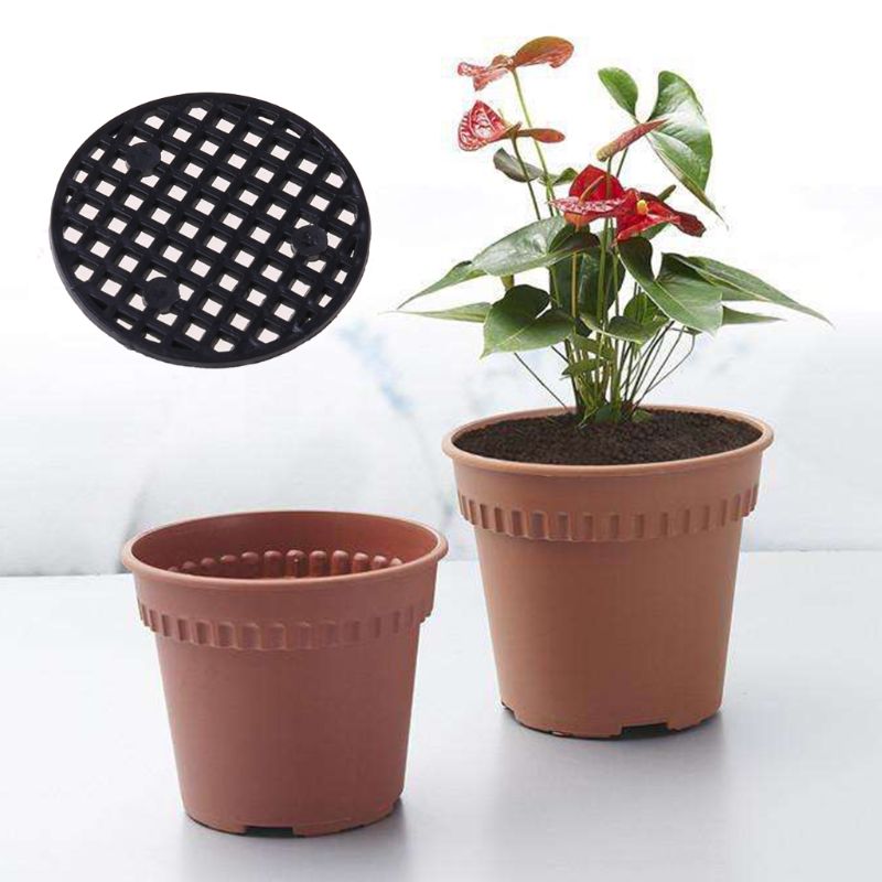 100Pcs Bloempot Gat Mesh Pad 4.5Cm Diameter Ronde ... – Grandado
