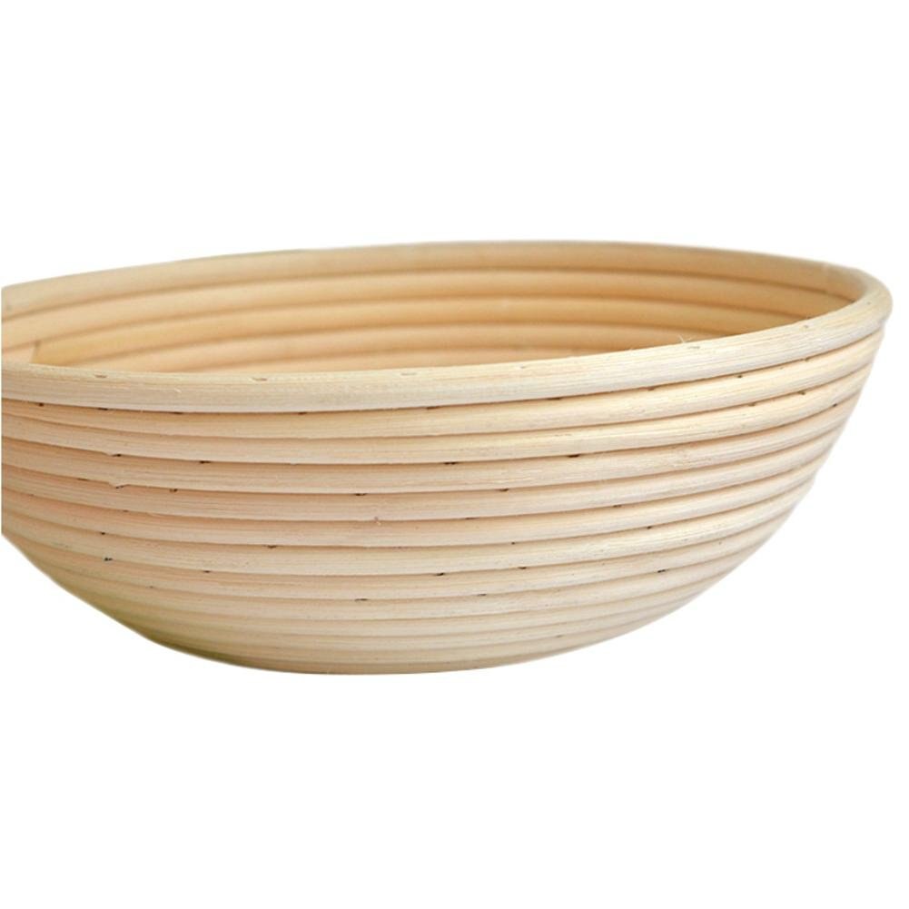 Round Natural Rattan Bread Fermentation Basket Cou... – Grandado