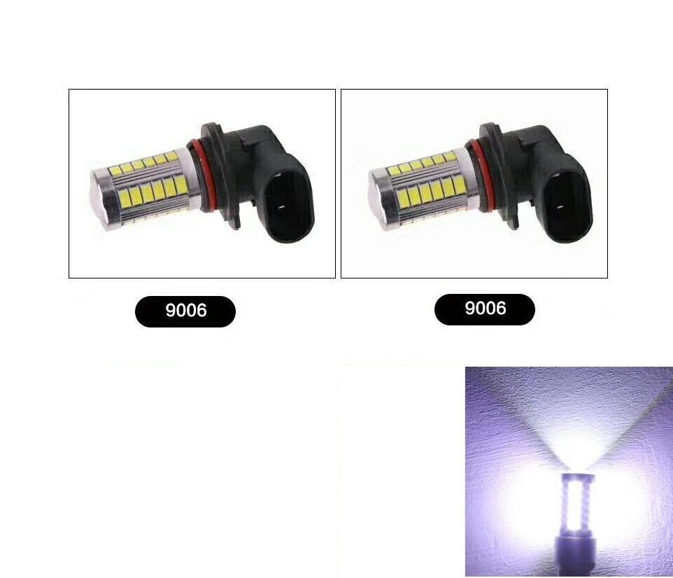 2Pcs HB4 9006 12V 16.5W 6500K 990lm 33-SMD Car LED... – Grandado